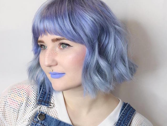 Periwinkle Hair Color Is the Newest Hair Trend