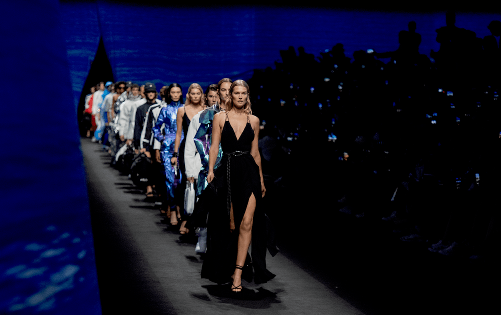 Fila Stages a Sporty Chic Show at Milan Fashion Week - theFashionSpot