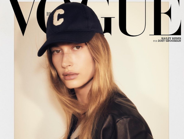 Hailey Bieber Vogue Brazil April 2021 - theFashionSpot