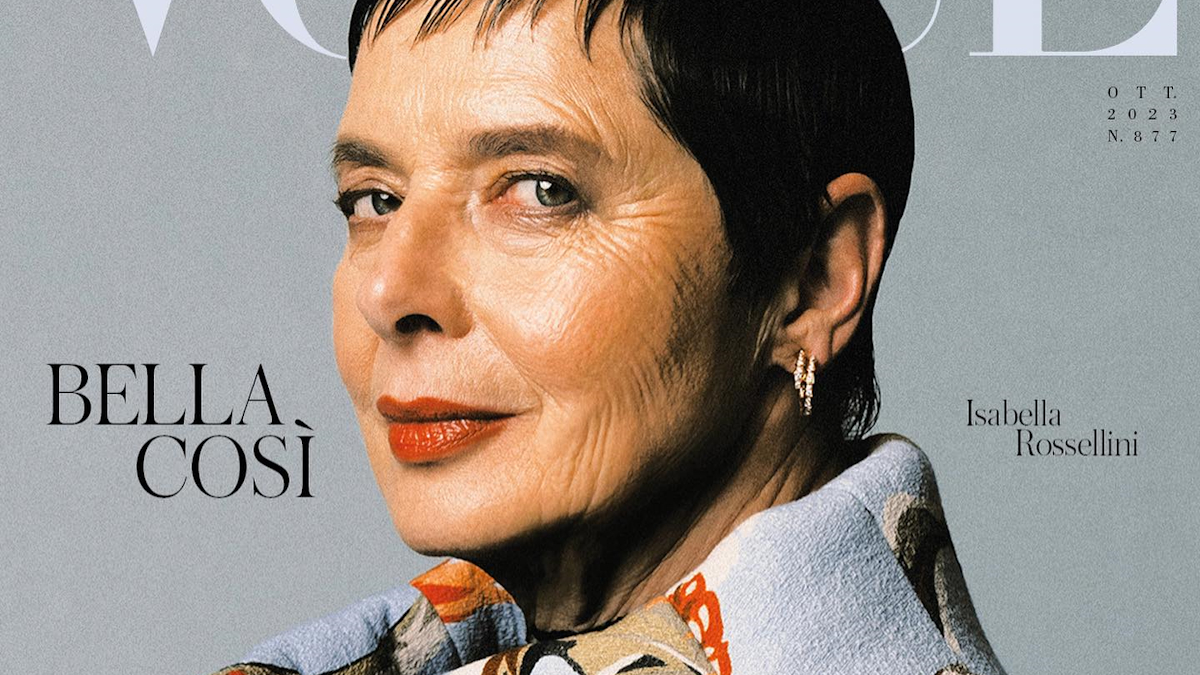 Isabella Rossellini Here The Official Ad Photo Of The New Lipstick