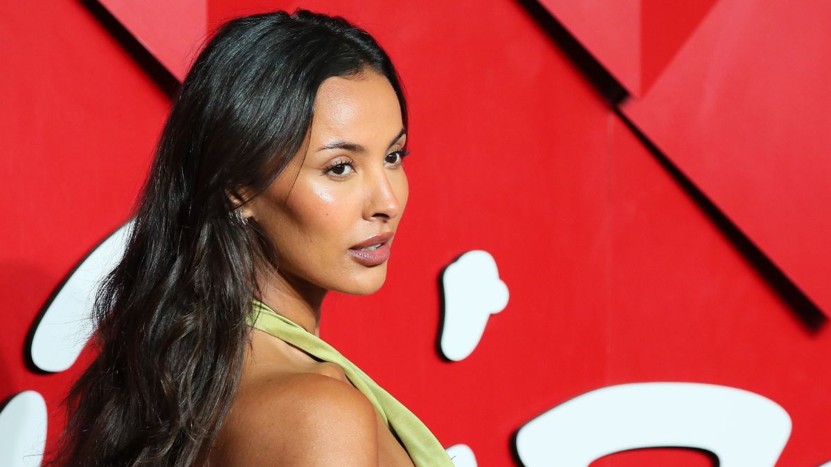 Maya Jama's Plunging Dress Photos Feature Multiple Cutouts - theFashionSpot