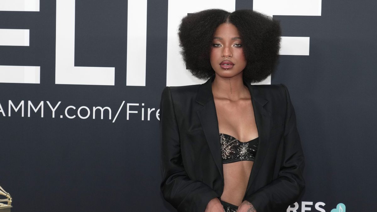 Willow Smith Walks Grammys Red Carpet in Lingerie With a Twist - theFashionSpot