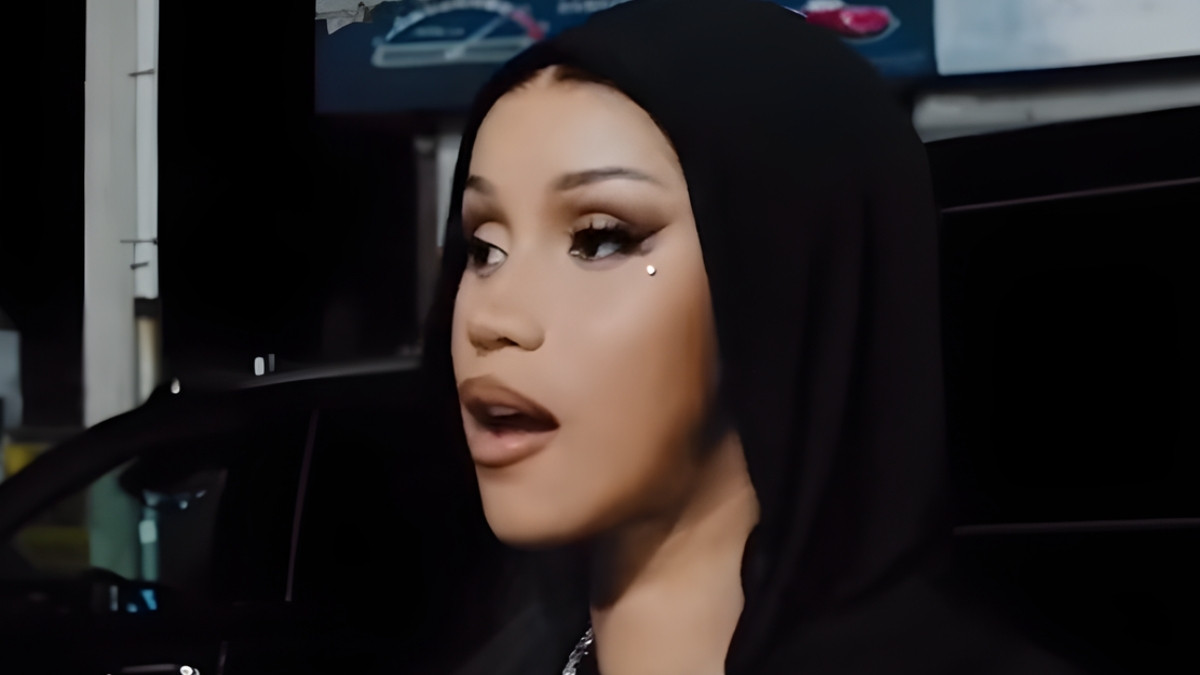 Cardi B Turns Heads in Backless Mini Dress - theFashionSpot