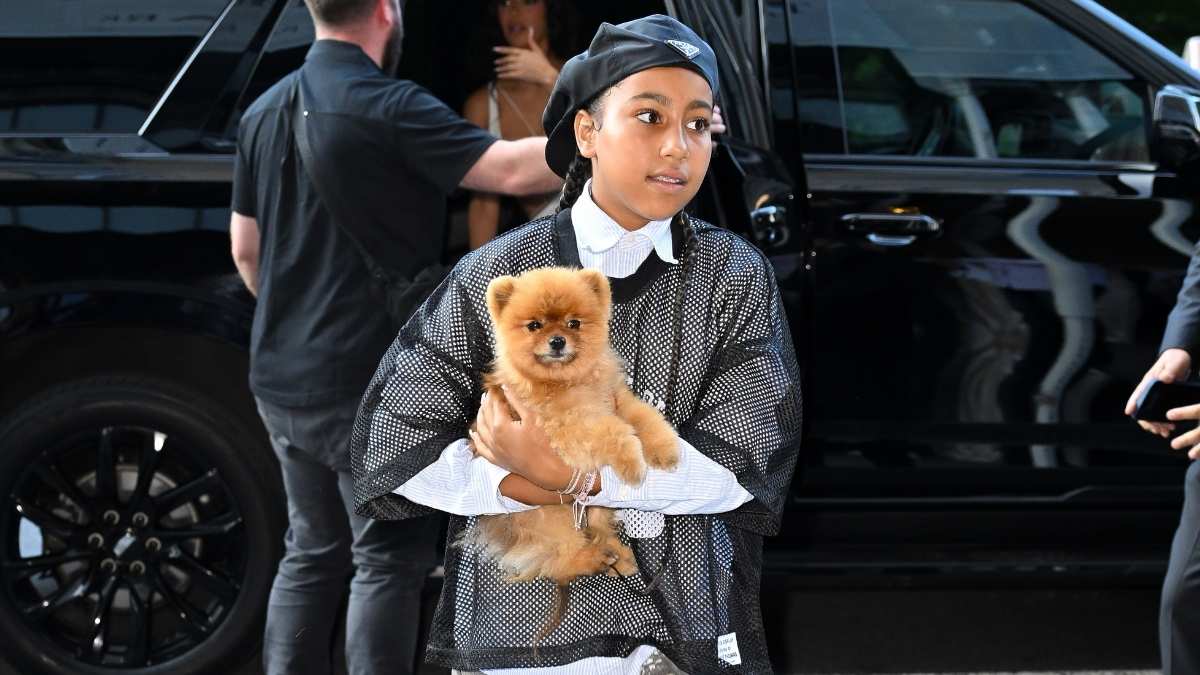 Kim Kardashian's Kid North West Debuts Shocking Diamond Grillz ...