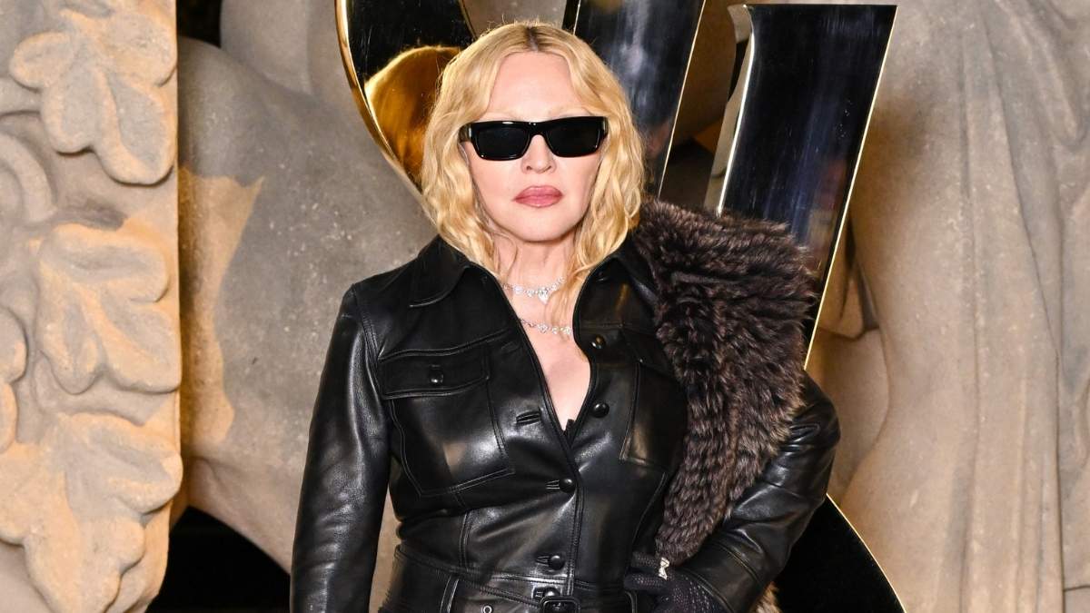 Madonna's Lace Garter Lingerie Look Is Truly Unmissable - theFashionSpot