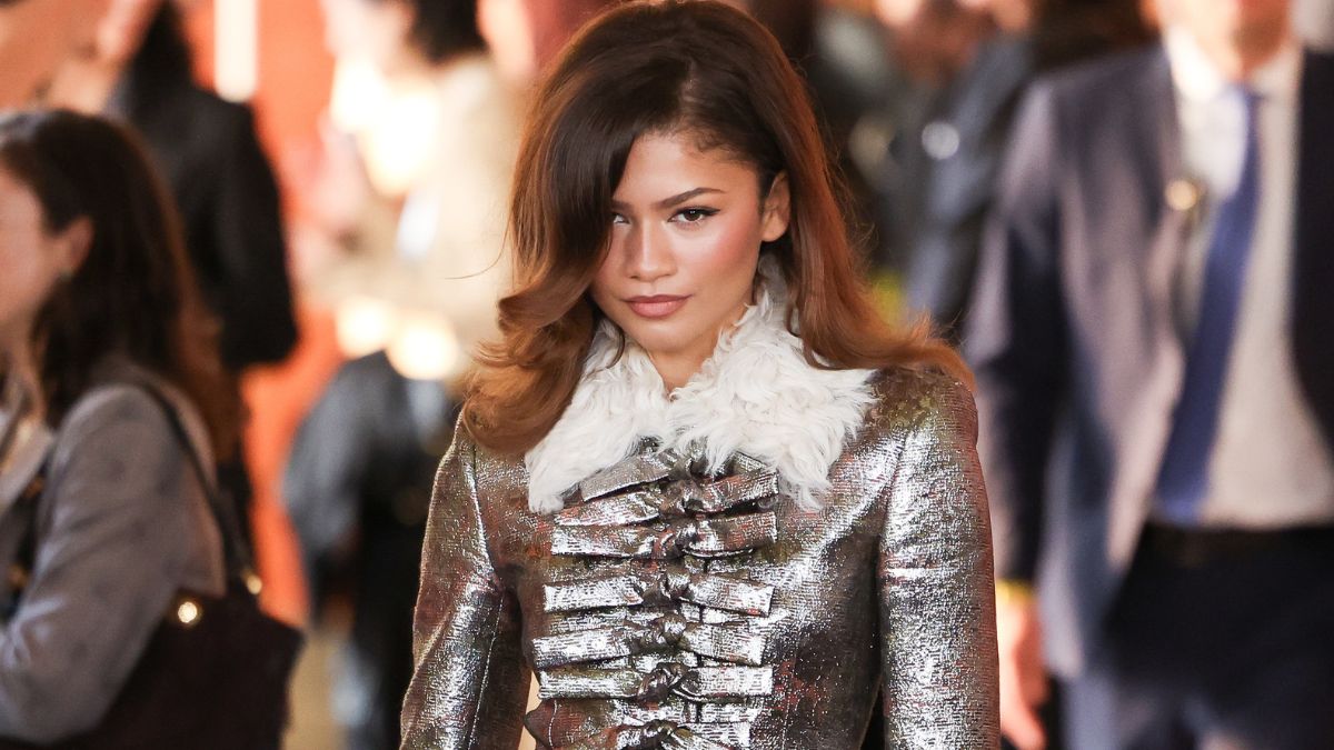 Zendaya’s Lacy Bodysuit Has a Fully Sheer Neckline for Interview ...