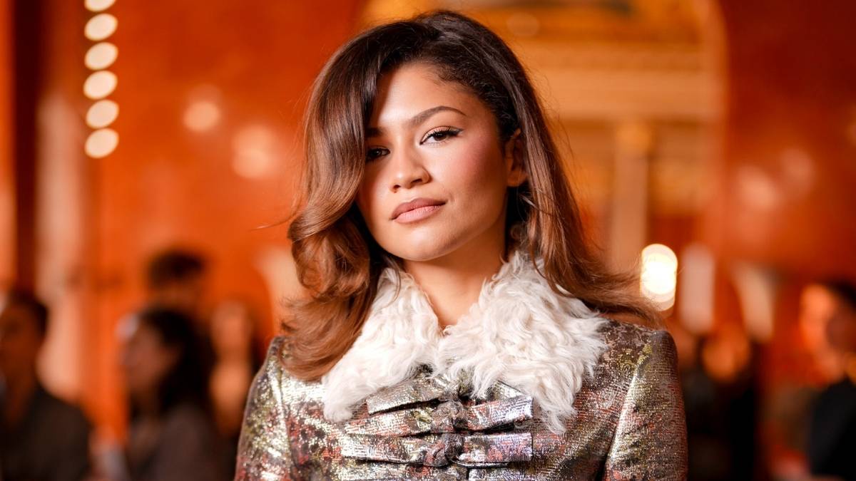Zendaya Models Chic Cropped Shirt for LV Campaign - theFashionSpot