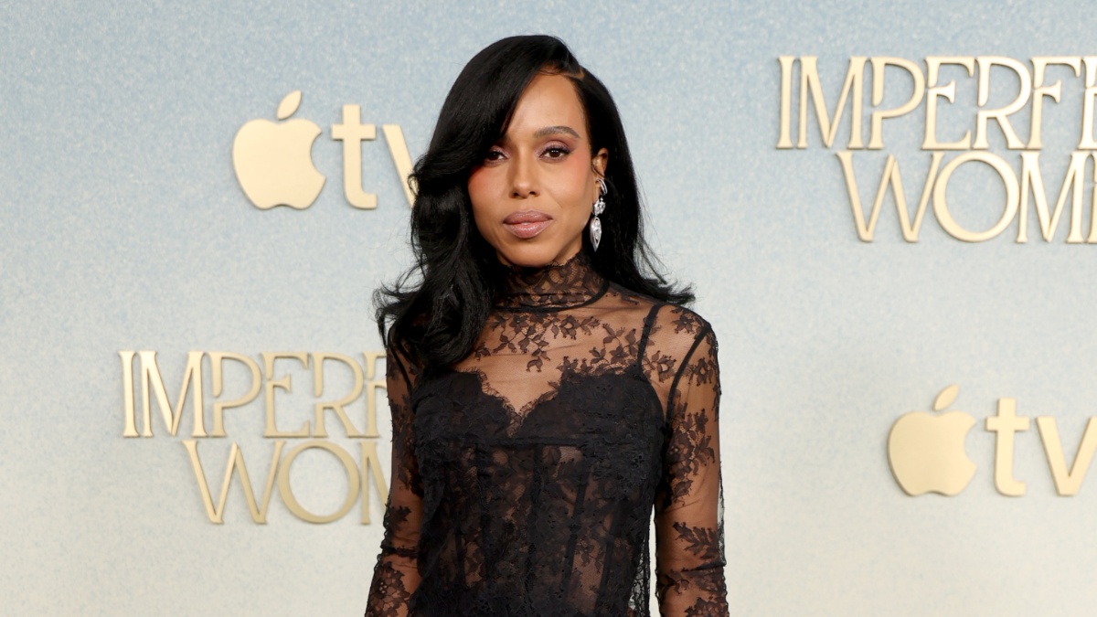 Kerry Washington Steps Out in a Daring Sheer Dress for Imperfect Women ...