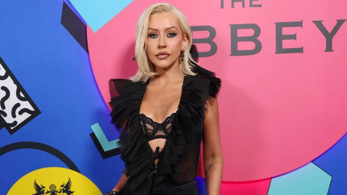 Christina Aguilera Brings Fully Sheer Agent Provocateur Bra to Red ...