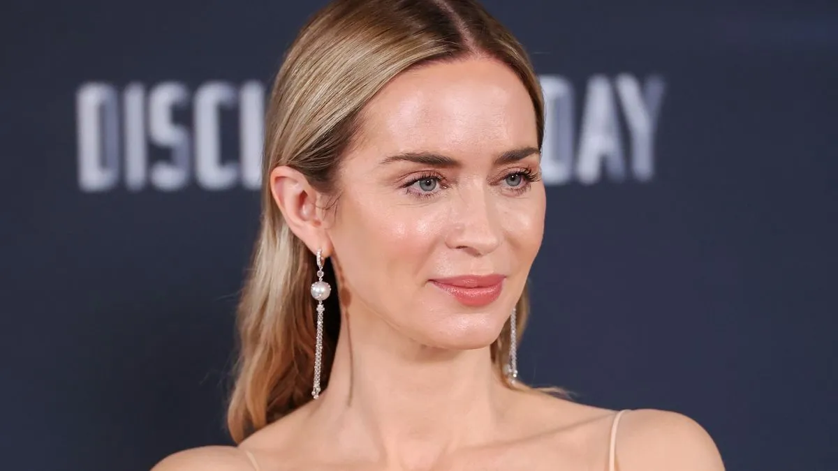 Emily Blunt's Victoria Beckham Top Is Held up by the Thinnest Strings ...