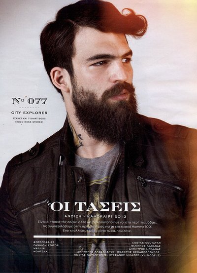 30 Male Models with Beards - theFashionSpot