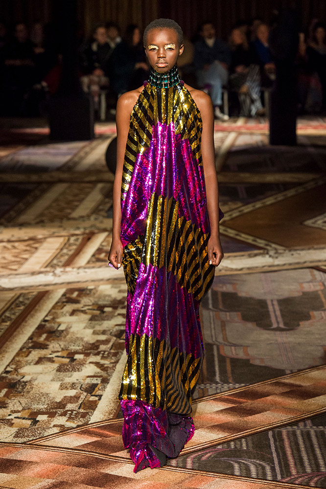 Halpern Fall 2019 Runway - theFashionSpot