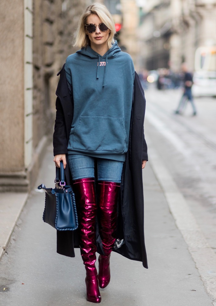 Outerwear Trend: Fashion Girls Adopt the Cold Shoulder Look ...